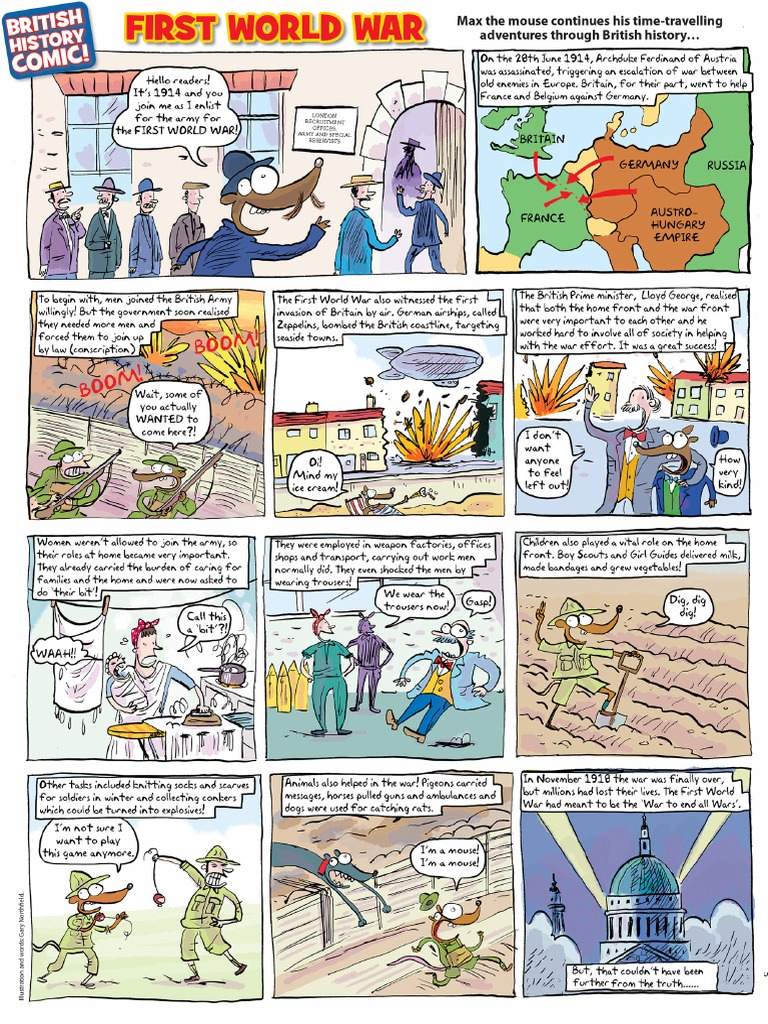 First World War Comic Primary Resource | PDF