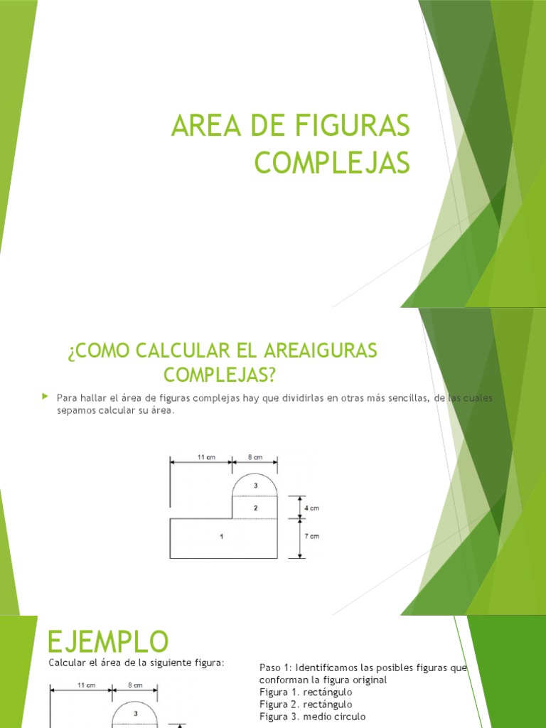 Cómo Calcular Área de Figuras Complejas | PDF