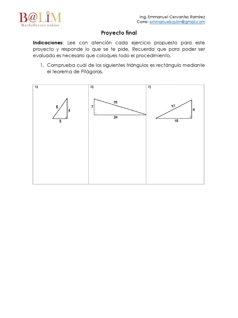 Aplicación del teorema de Pitágoras y cálculo de áreas y perímetros de ...
