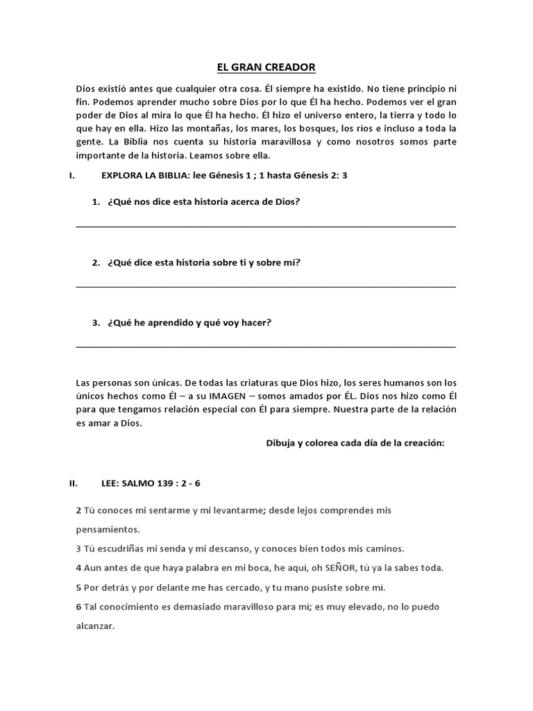 El Gran Creador Pdf