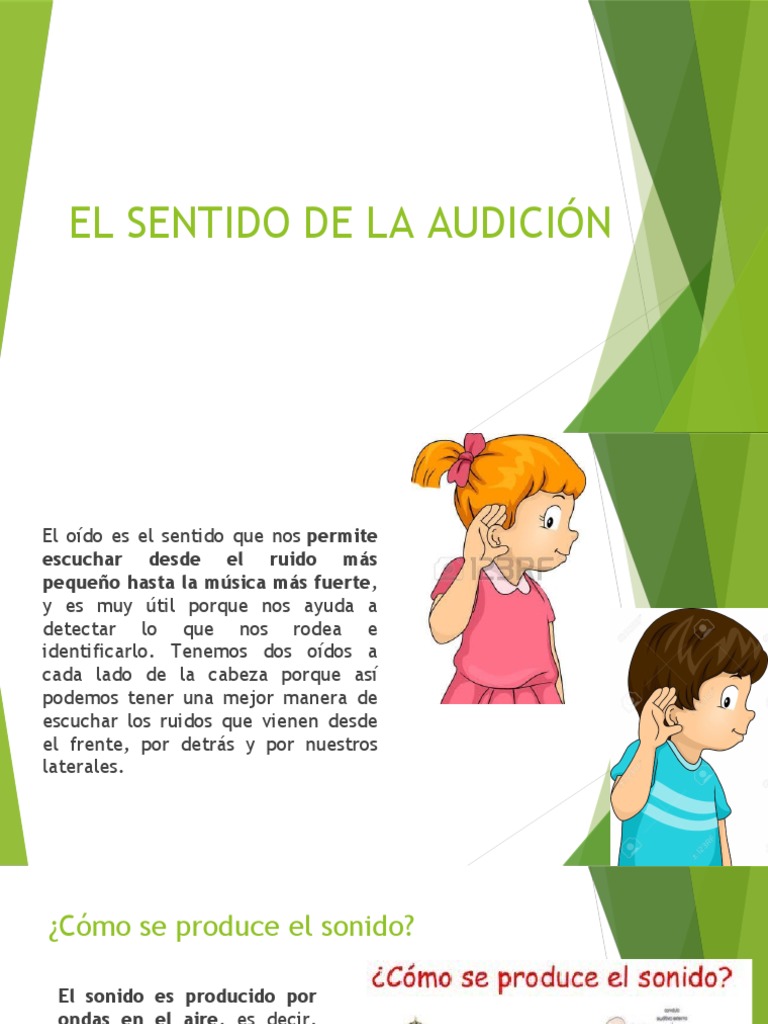 Clase 4 - El Sentido de La Audición | PDF | Oído | Escuchando
