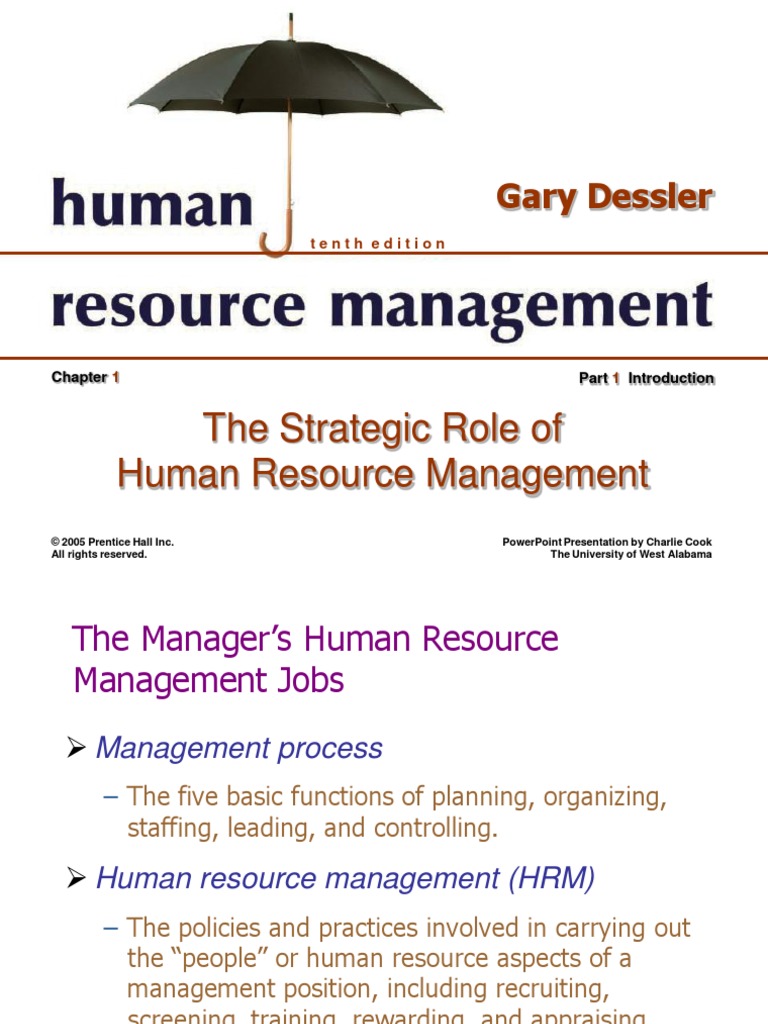 Chapter 1 | PDF | Human Resources | Human Resource Management