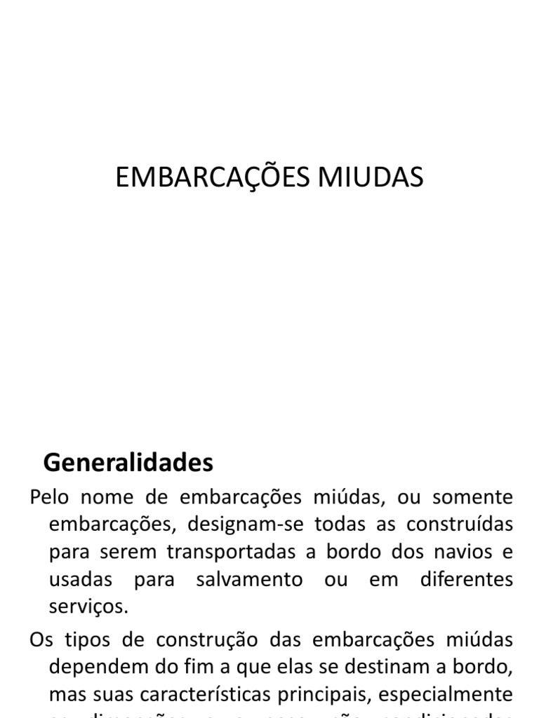 Inscrição de Embarcações Miúdas | PDF | Remo (esporte) | Navios