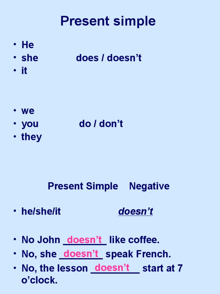 Present Simple Questions | PDF