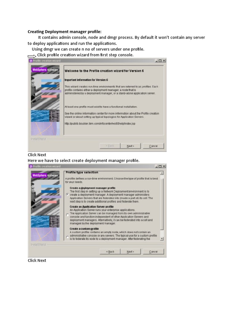 Configuring Deployment Manager and Federation in WebSphere Application ...