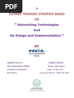 Training Report On CCNA (Cisco Certified Network Associate) | PDF ...