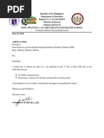 BFP Request Letter | PDF