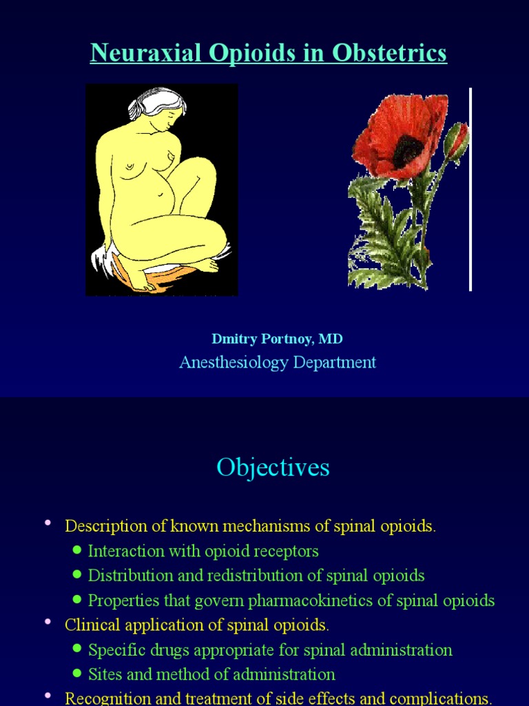 Neuraxial Opiods Pada Obstetric | PDF | Anesthesia | Opioid