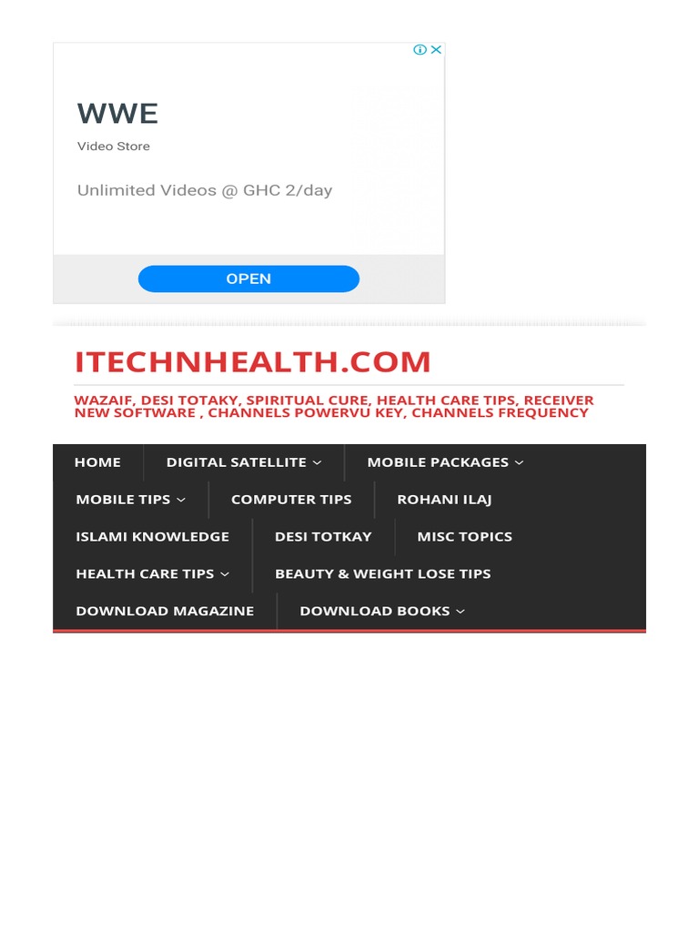 Wazaif Totaky Home Remedies Receiver Software Powervu Key-1 | PDF Wazaif Totaky Home Remedies Receiver Software Powervu Key-1 | PDF