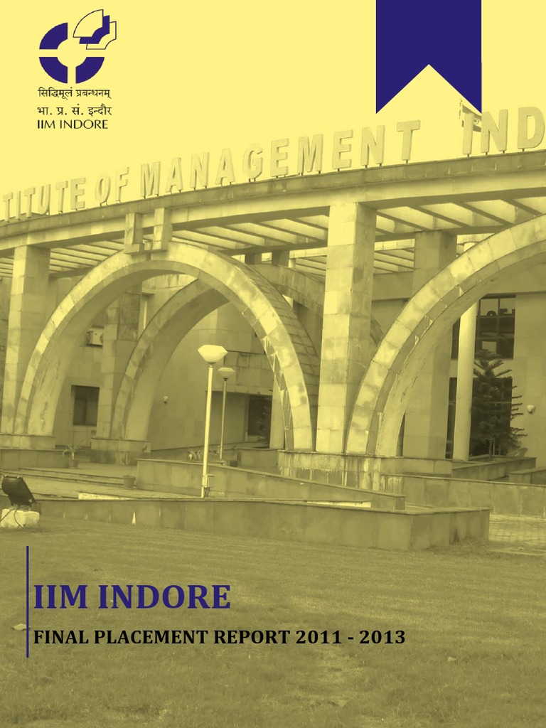 Iim Indore: Final Placement Report 2011 - 2013 | PDF | Investment ...