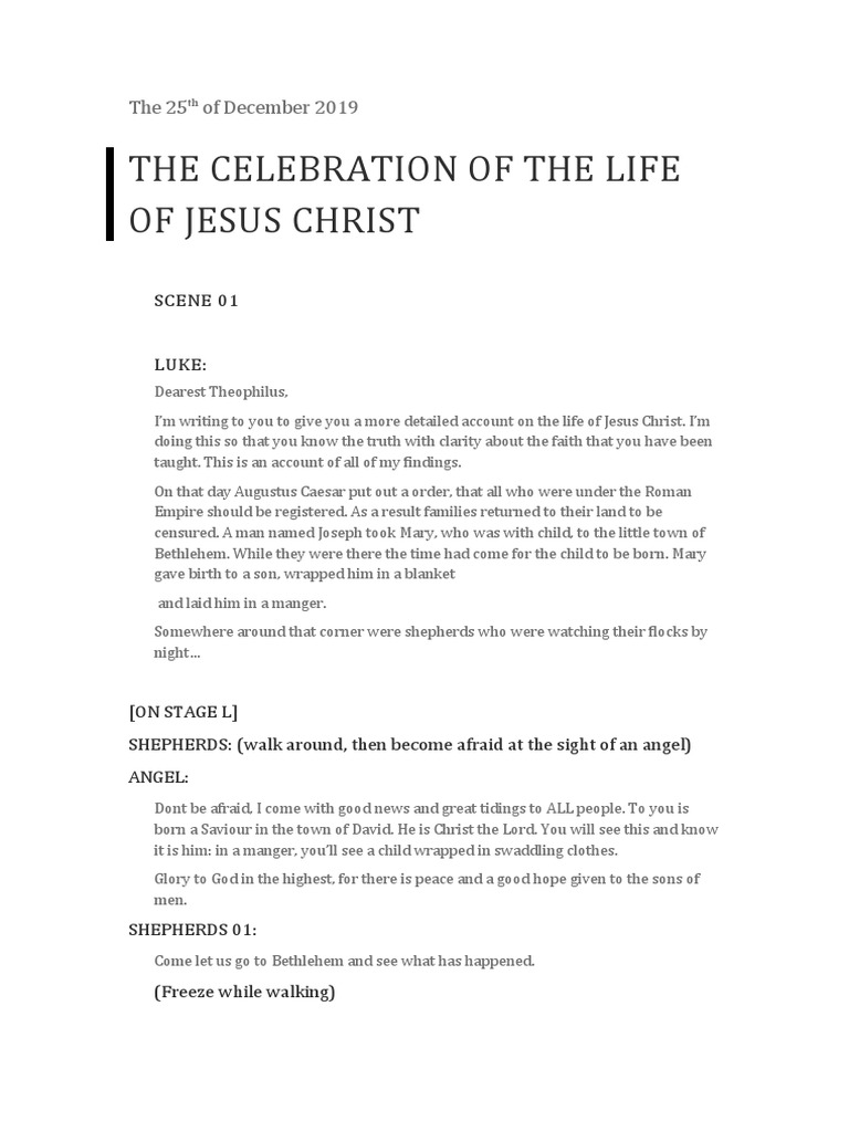 The Life and Ministry of Jesus Christ | PDF | New Testament Content | Jesus