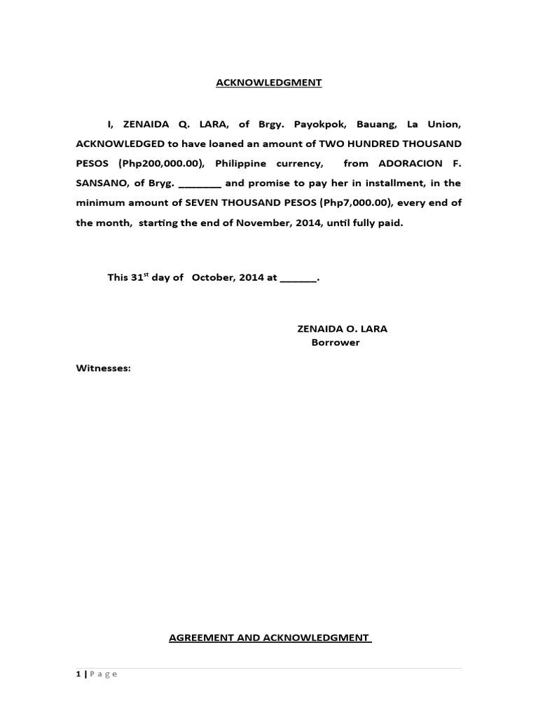 Acknowledgement Receipt | PDF | Lawyer | Government