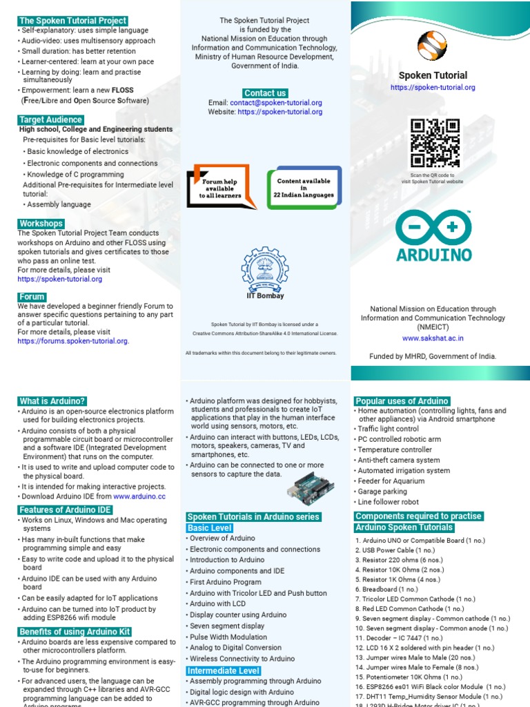 Arduino Tutorials for Students | PDF | Arduino | Computing
