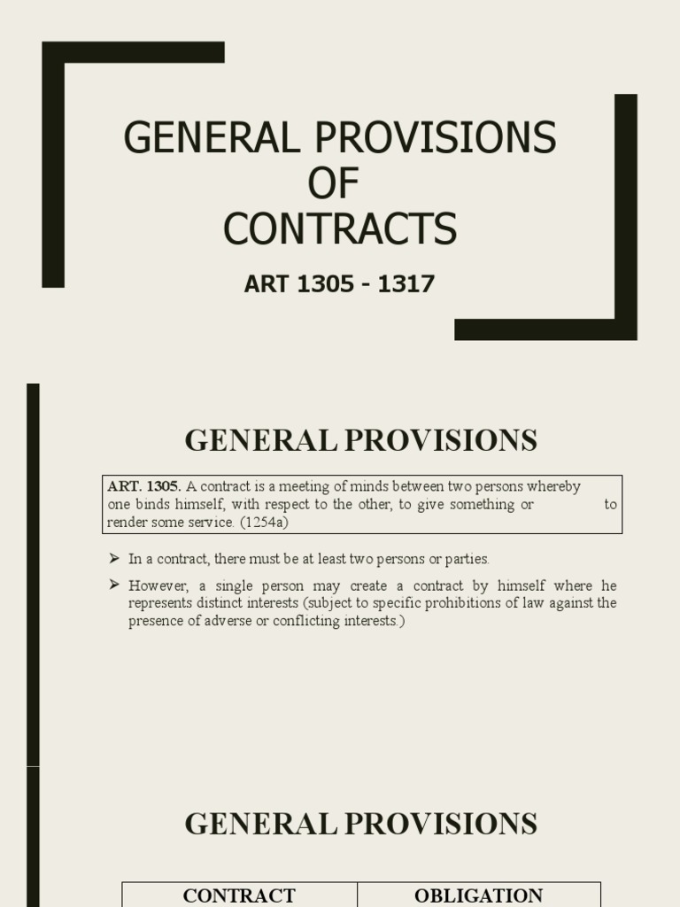Contract Provisions and Obligations | PDF | Lawsuit | Interest