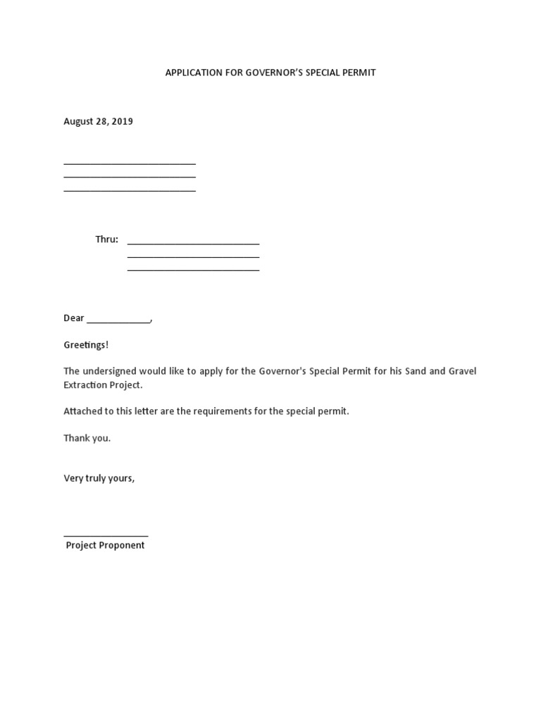 Special Permit | PDF