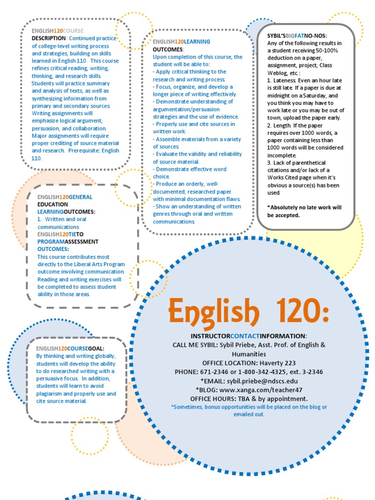 English 120: Advanced Writing Skills | PDF | Microsoft Power Point ...