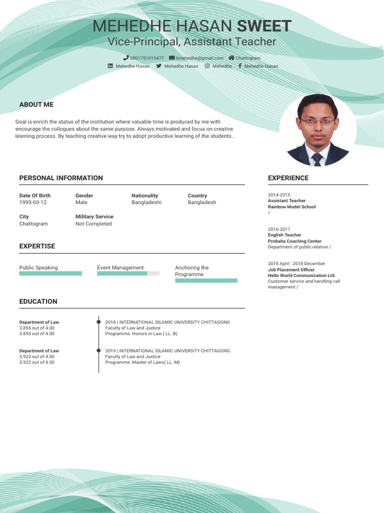 CV Creator App Mehedhe PDF | PDF | Bangladesh | Behavior Modification