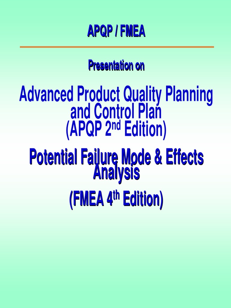 1FMEA 4 Edition APQP KKKK PDF | PDF