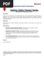 Blixem Degreaser Technical Data Sheet | PDF | Materials
