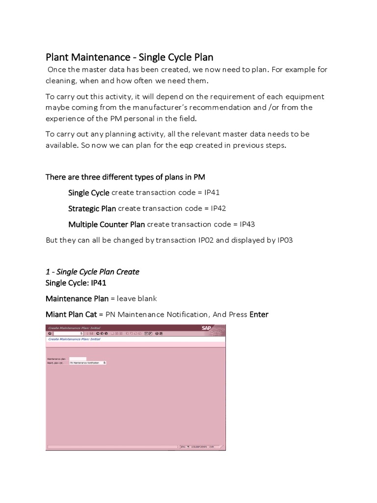 001 PM Single Cycle Plan Create Schedule | PDF | Software Engineering ...