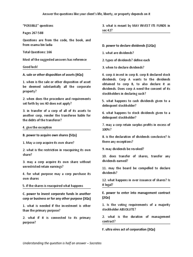 Understanding The Question Is Half An Answer - Socrates | PDF ...