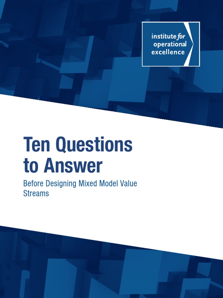 Designing Mixed Model Value Streams | PDF | Time