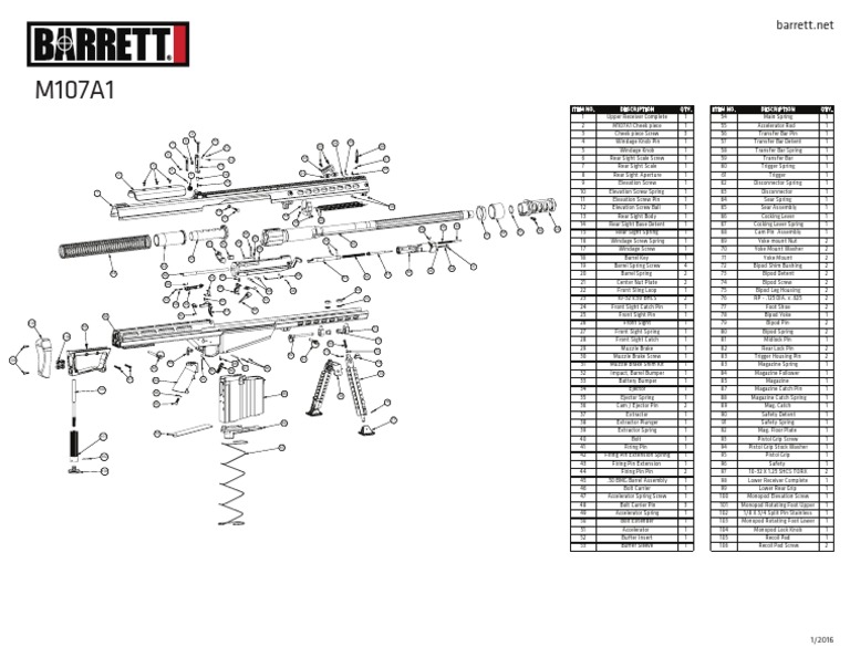 M107A1 Explodedview PDF | PDF | Projectiles | Hazards