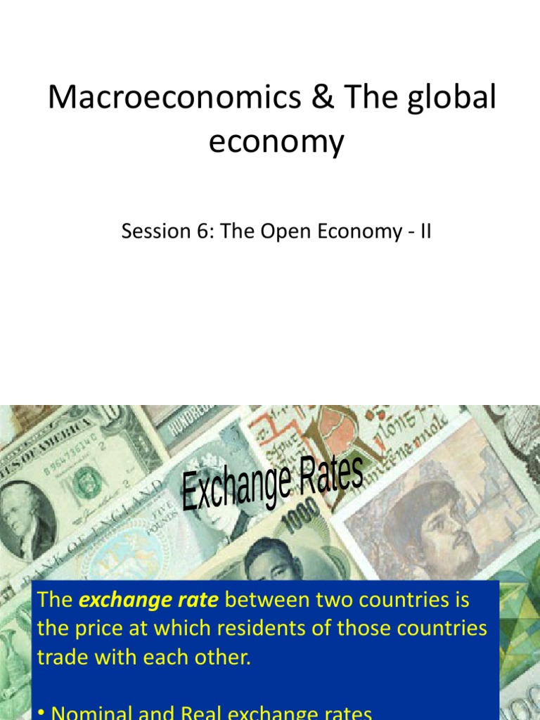 Macroeconomics & The Global Economy | PDF | Japanese Yen | Exchange Rate