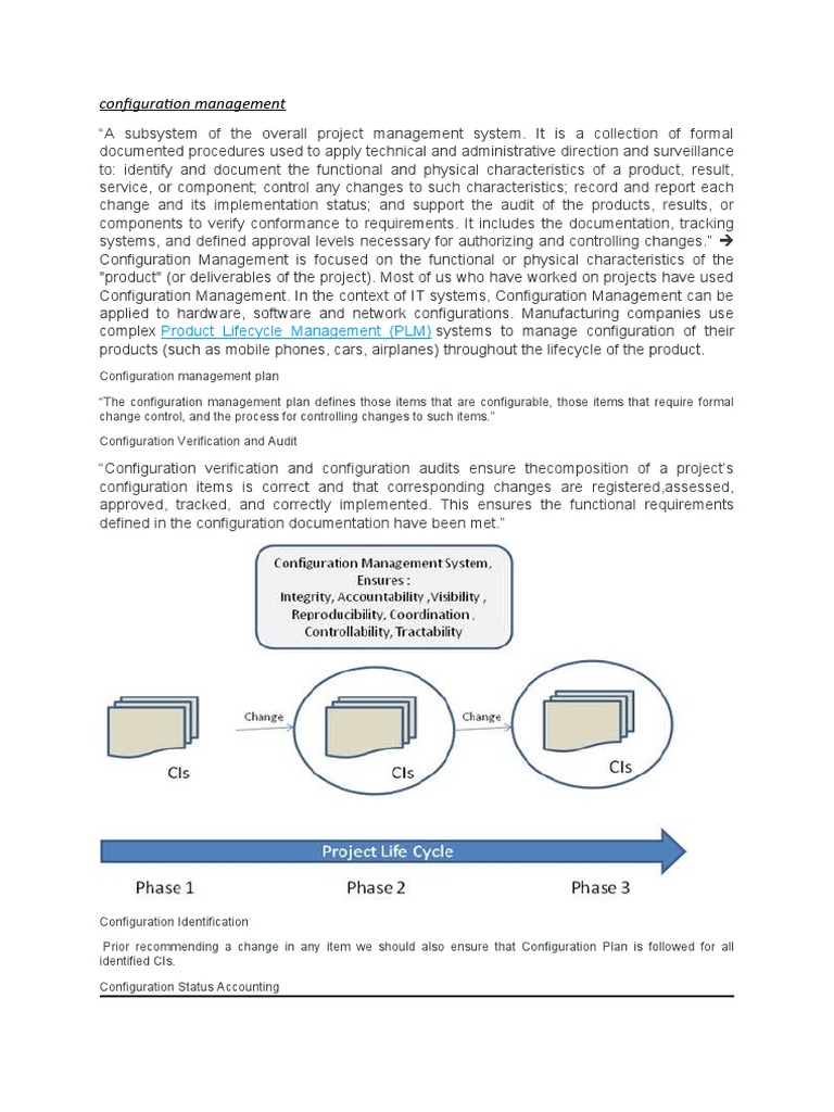 Configuration Management: Product Lifecycle Management (PLM) | PDF