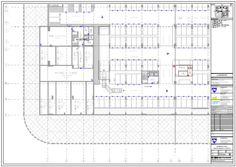 Partial Security Layout - Basement Floor | PDF | Engineering | Economic ...