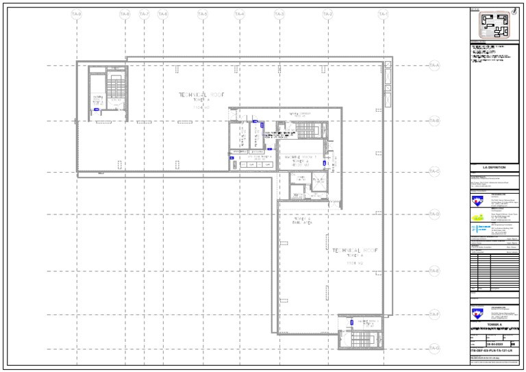 Tower A Key Plan and General Notes - A comprehensive site plan and ...