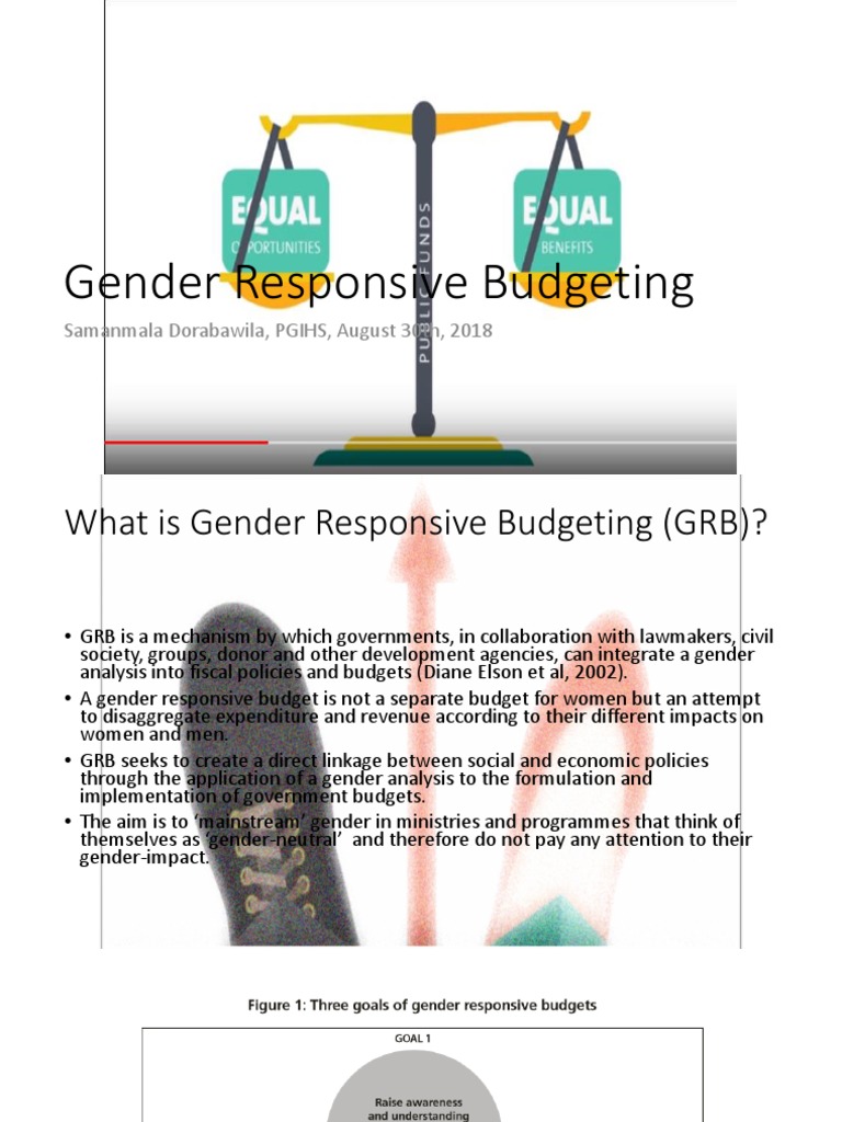 Gender Responsive Budgeting | PDF | Gender | Gender Studies