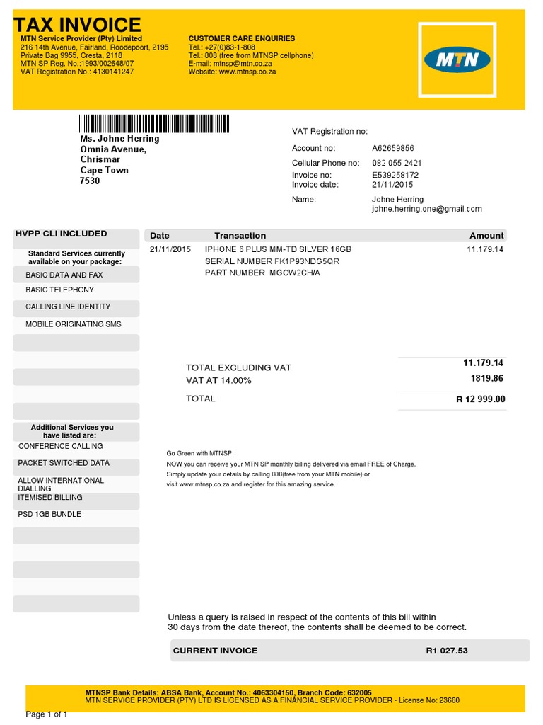 Tax Invoice.665985633 | PDF | Interactive Voice Response | Invoice