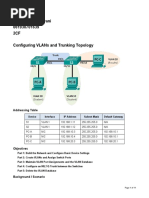 Configure VLAN in Cisco Packet Tracer | PDF | Network Switch | Computer Standards