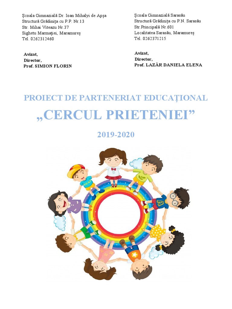 Parteneriat Cercul Prieteniei | PDF
