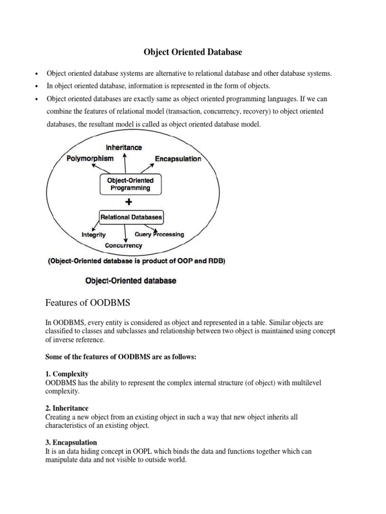 Types of Database | PDF | Databases | Object Oriented Programming
