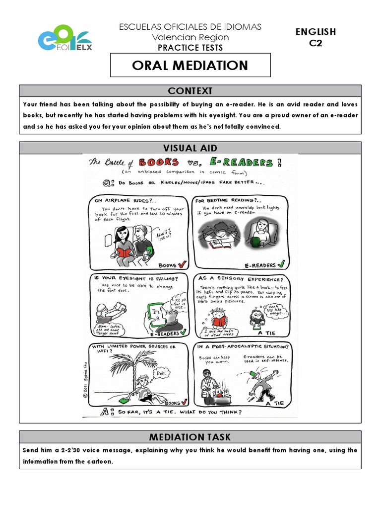 English C2 Oral Mediation Task | PDF