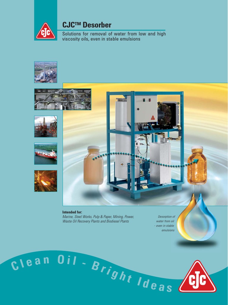 CJC Desorber Brochure | PDF | Filtration | Rust