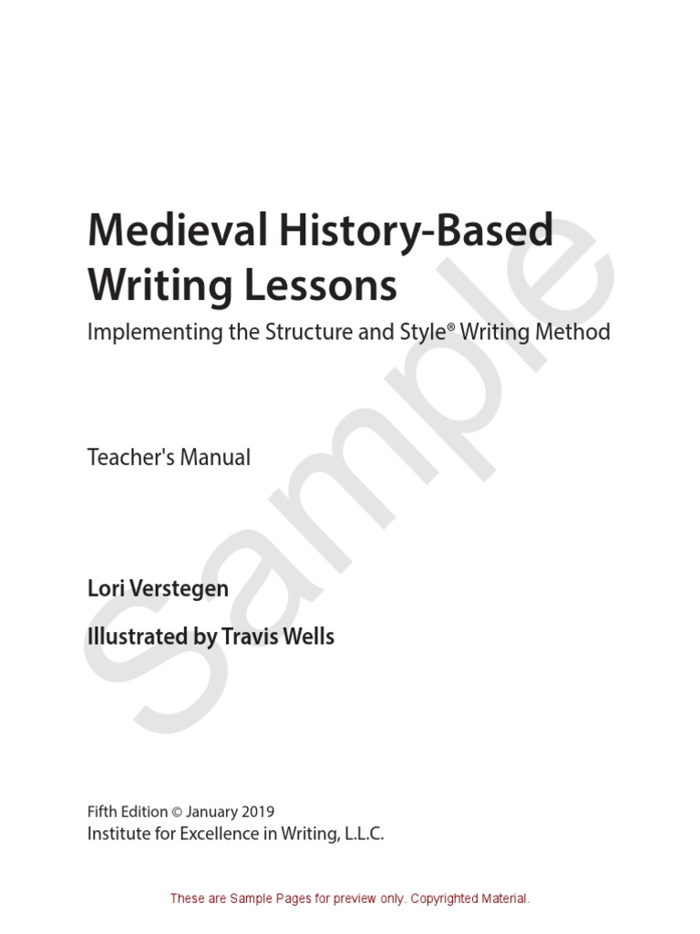 Medieval History-Based Writing Lessons: Sample | PDF | Teachers | Essays