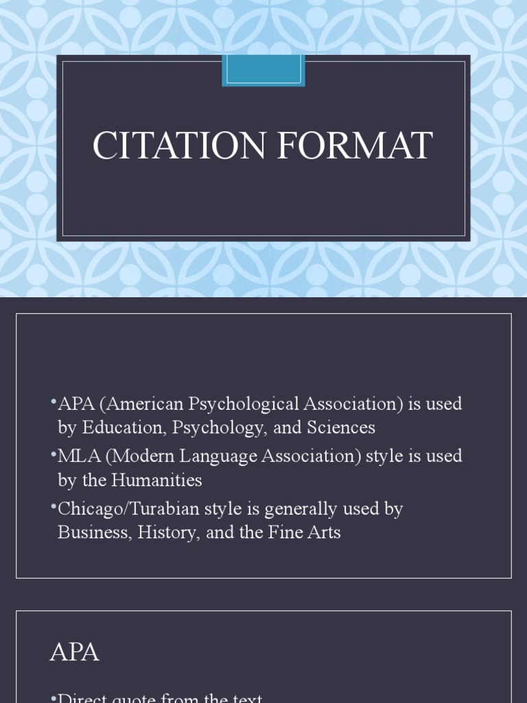 Citation Format | PDF | Social Science | History