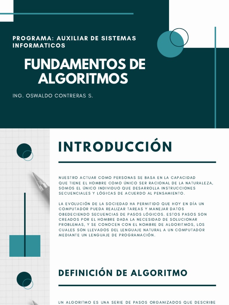 Fundamentos de Algoritmo | PDF | Algoritmos | Lenguaje de programación