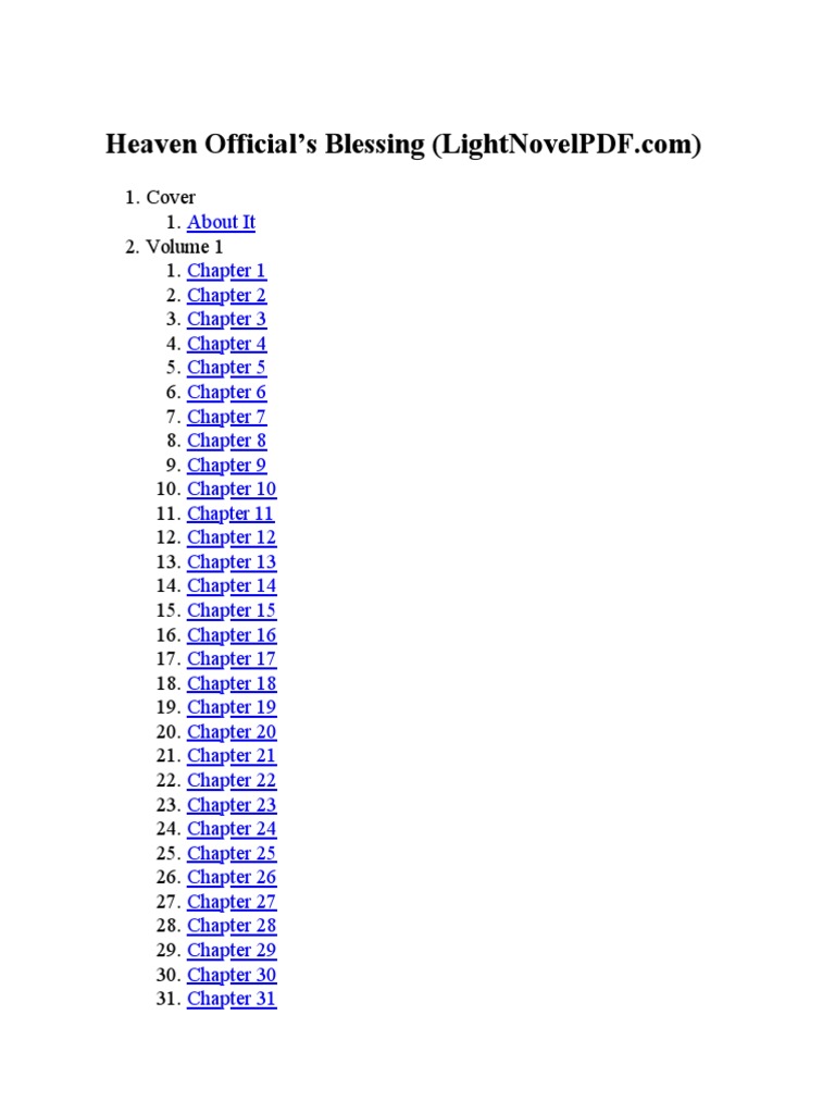 Heaven Officials Blessing | PDF | Heaven | Ghosts