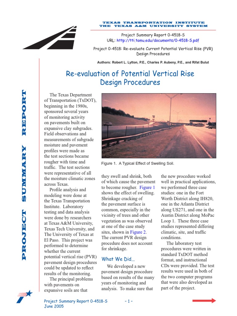 PVR Re-Designed Procedures | PDF | Road Surface | Reliability Engineering