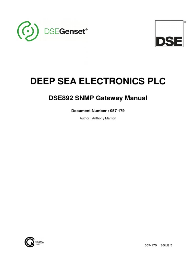 DSE892 Operator Manual | PDF | Business | Computers