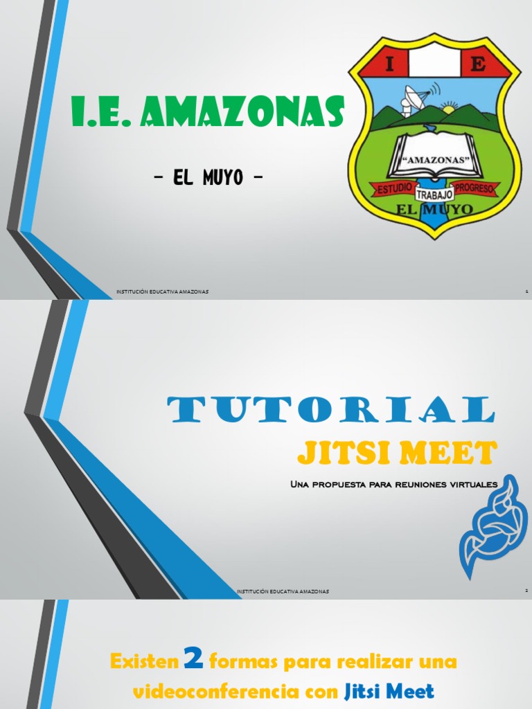 Tutorial - Jitsi Meet | PDF | Aplicación movil | Software