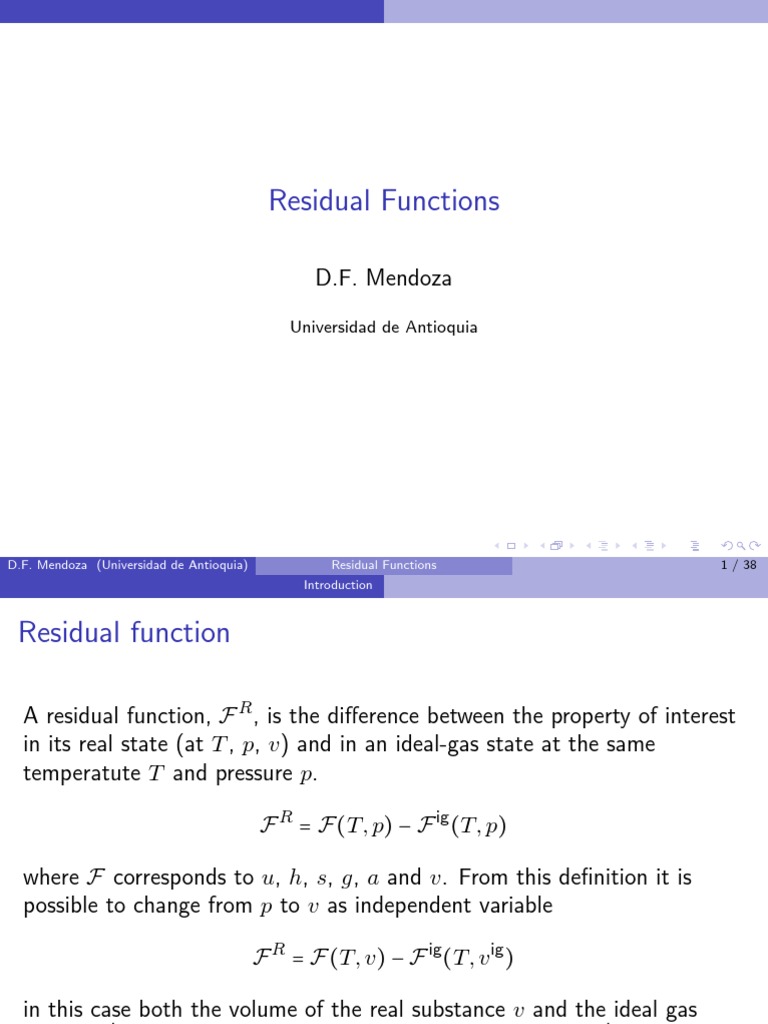 Departure Functions | Download Free PDF | Statistical Mechanics ...