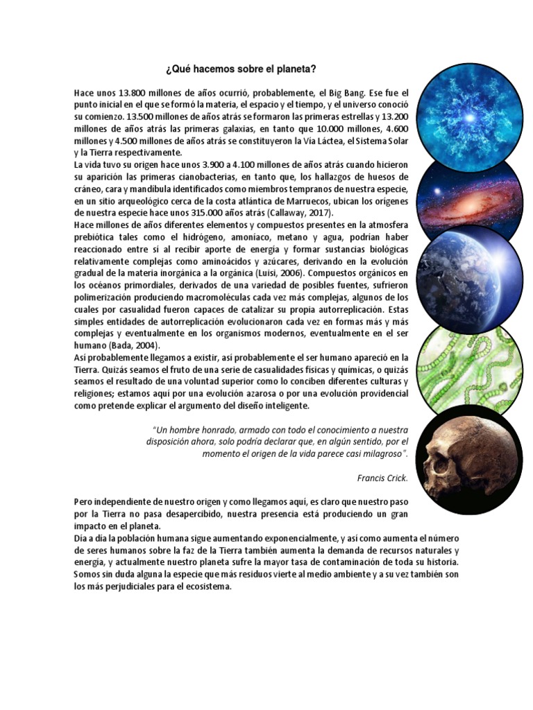 Efectos Ser Humano Sobre La Tierra | PDF | Extinción | Tierra