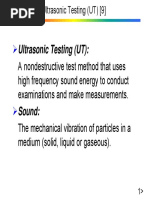 Ultrasonic Testing Formulas | PDF | Wavelength | Waves