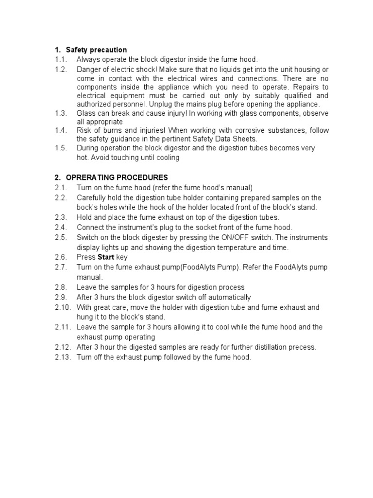Block Digestor | PDF