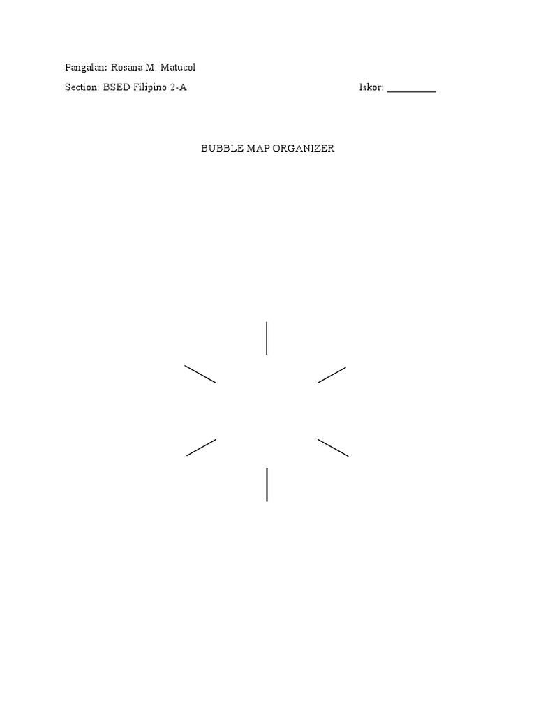 Bubble Map | PDF